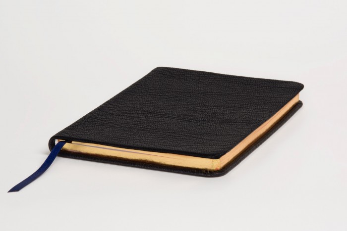 Bibles Direct - Allan Notebook Black Highland Goatskin > AJM (New Stock)